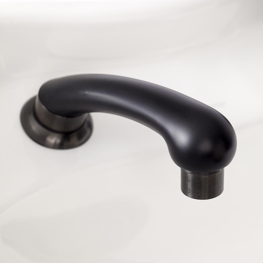 Matte Black x Gun Metal Flick Mixer Tapset 5L/min - Comfortel Singapore ...