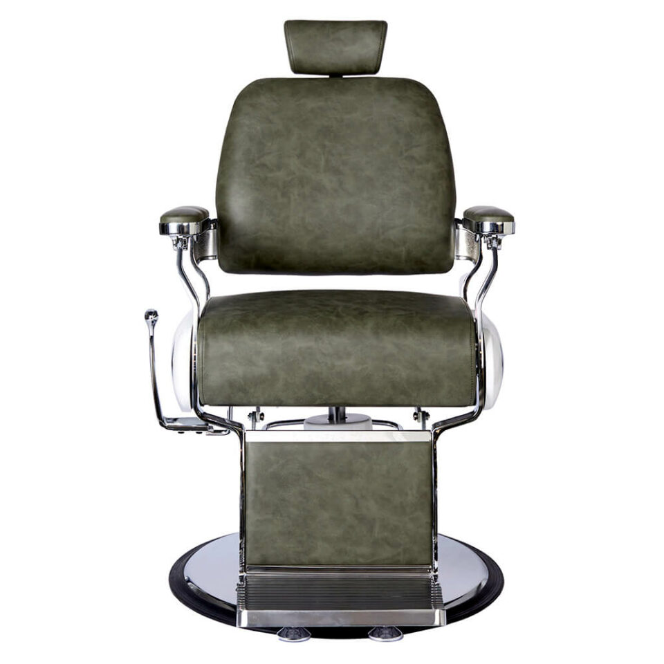 Forest Sage Green Barbers Chair - Comfortel Singapore (SG)