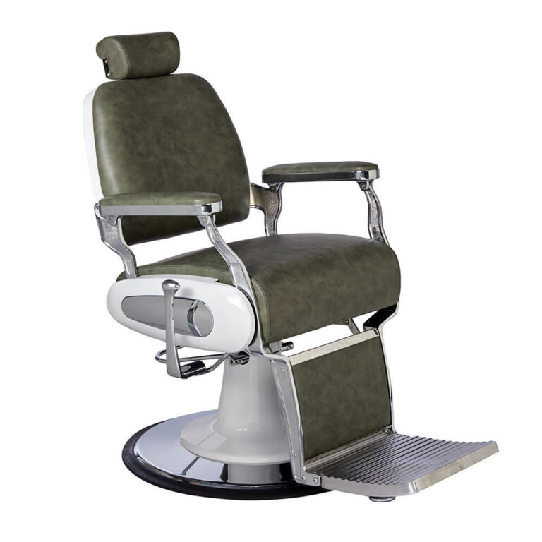 Forest Sage Green Barbers Chair - Comfortel Singapore (SG)