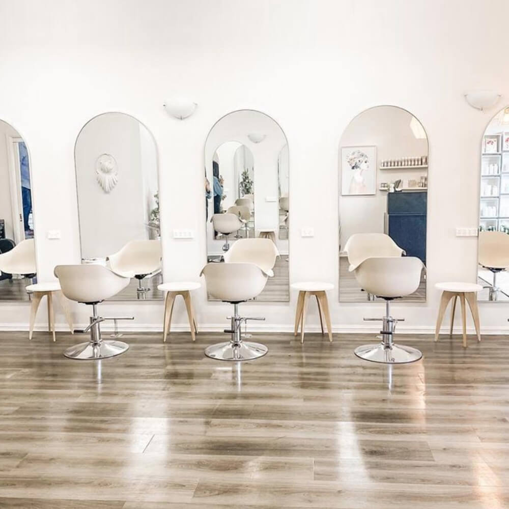 Neutral White | Salon Design Inspiration | Salon Furniture - Comfortel