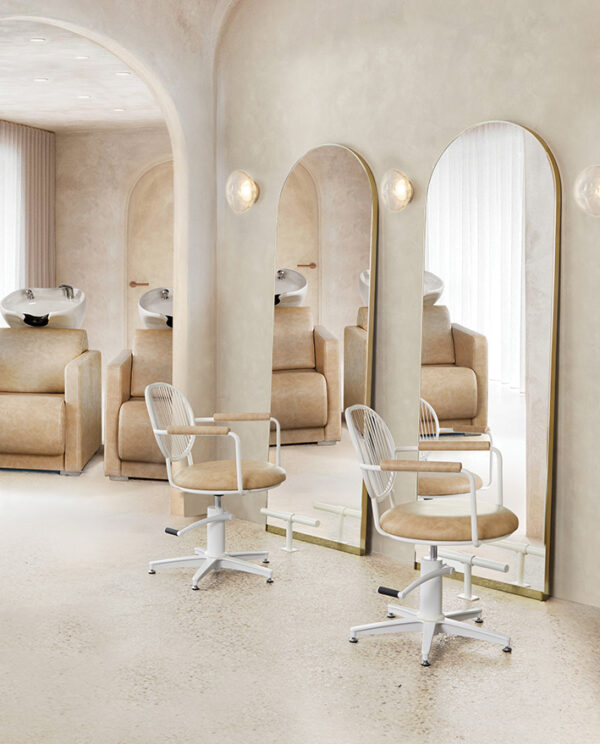 Modern Mediterranean Salon Design Inspiration | Get the Look with Comfortel