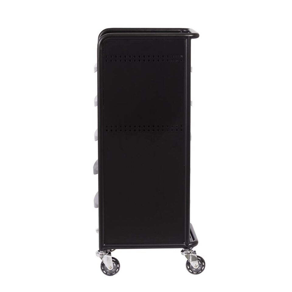 Workshop Deluxe 5 Tier Trolley Black - Comfortel Singapore (SG)