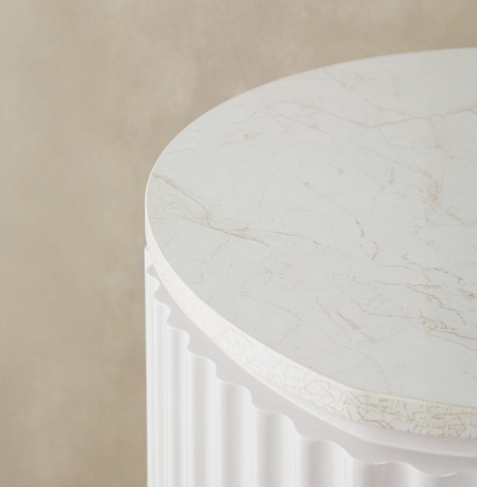 Martini II Reception Desk White - Comfortel Singapore (SG)