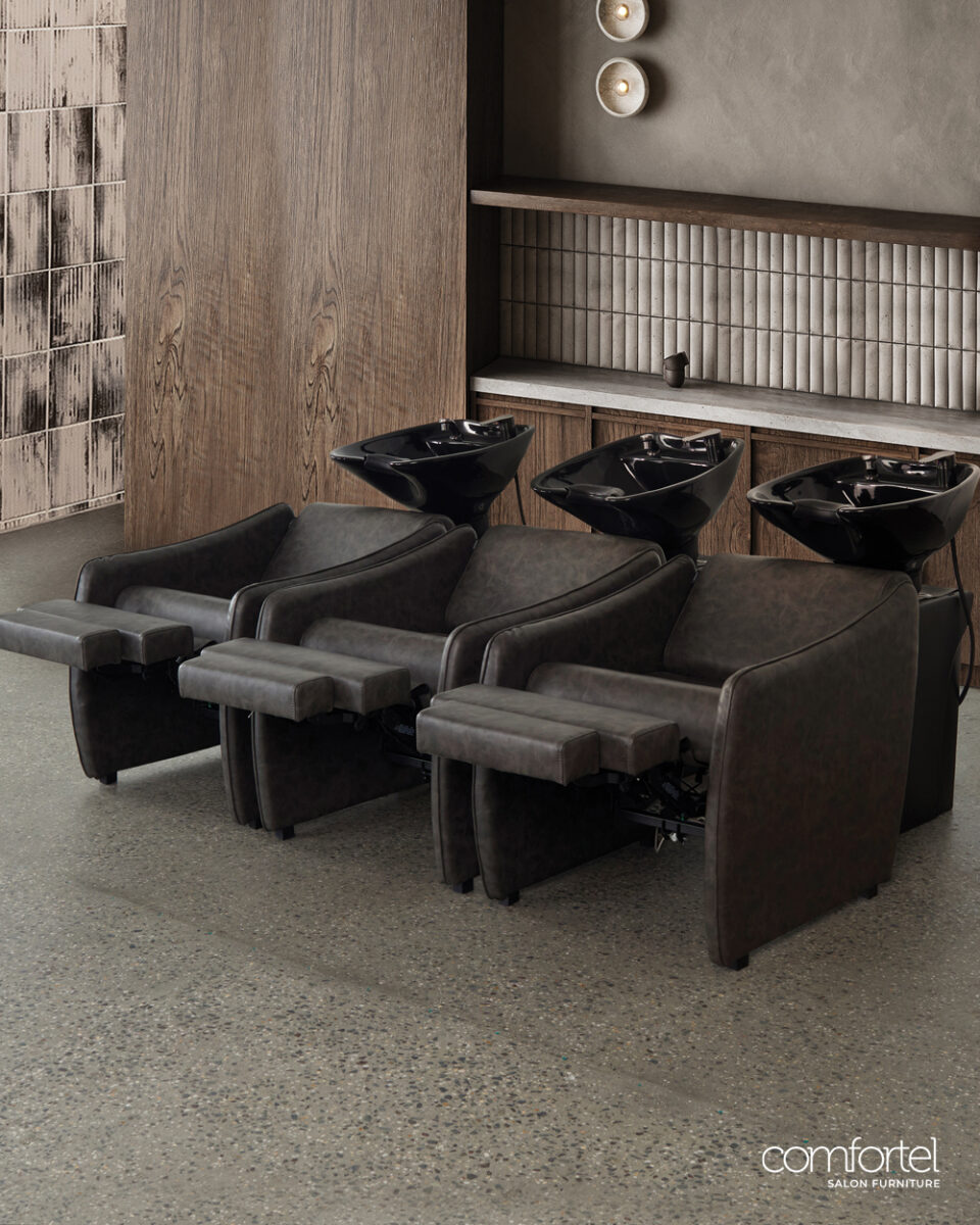 Cool & Grounded | Textures | Salon Interior Design Inspiration by Comfortel